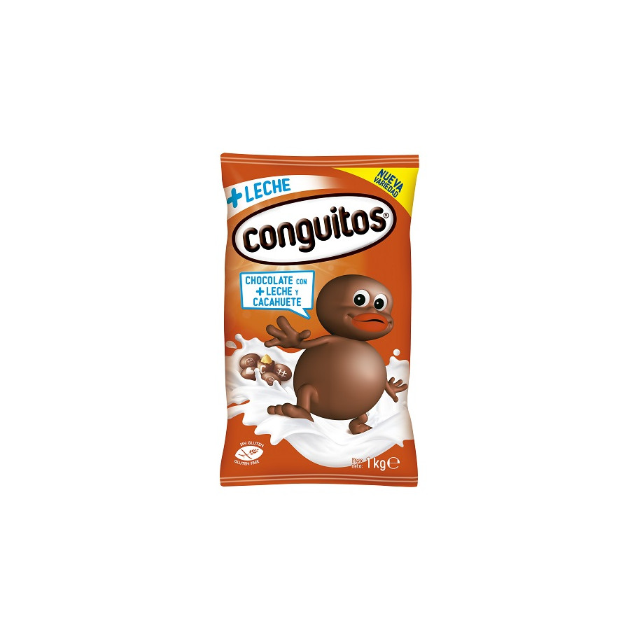 Conguitos Chocolate con Leche Bolsa 1 Kilo, comprar online