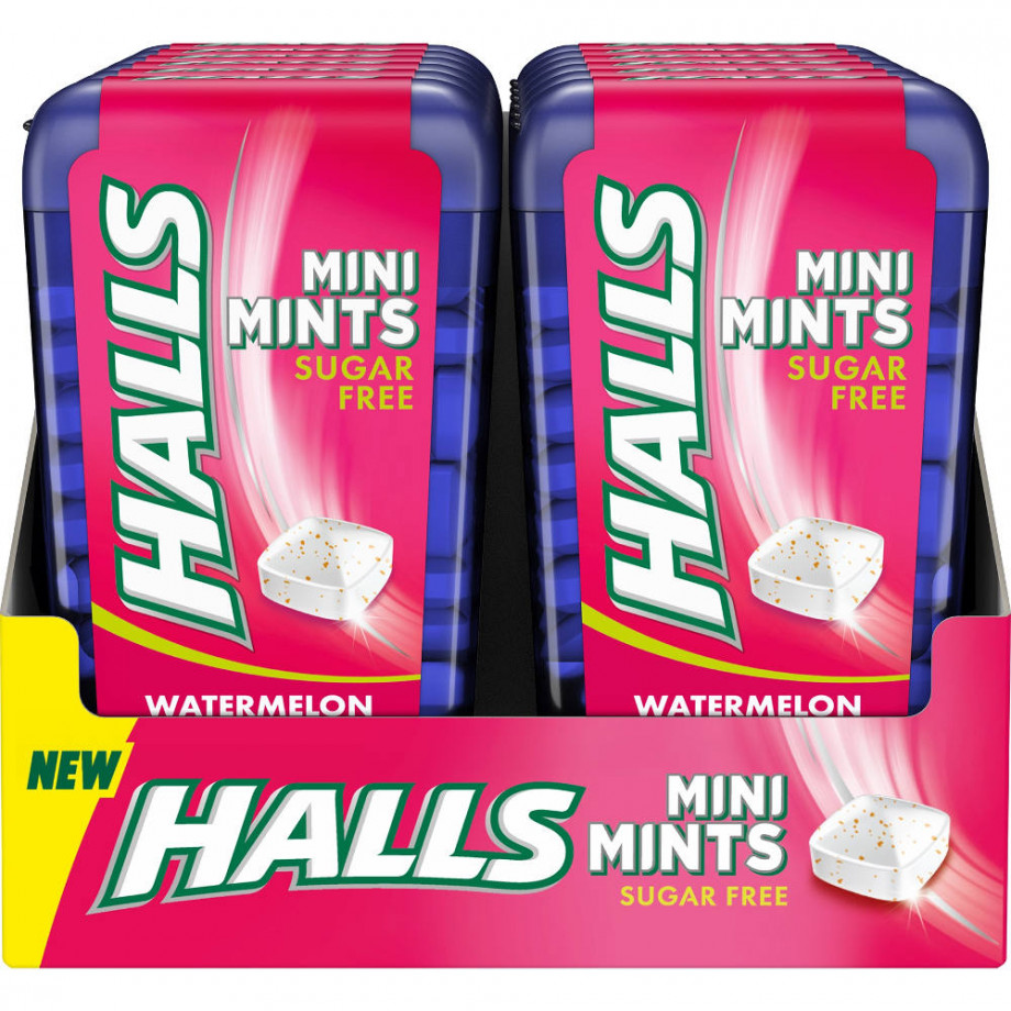Halls Mini Mints Sandía 12 unidades, comprar online