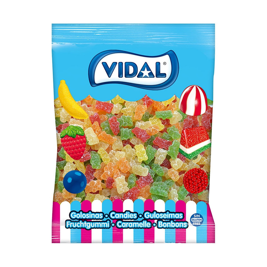 Vidal Mini Ositos Azúcar Bolsa 1 Kilo, comprar online