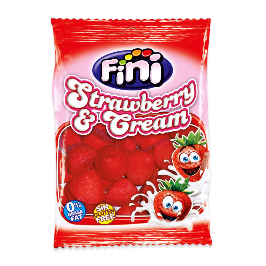 Fini Fresas Nata 12 bolsas de 75g, comprar online