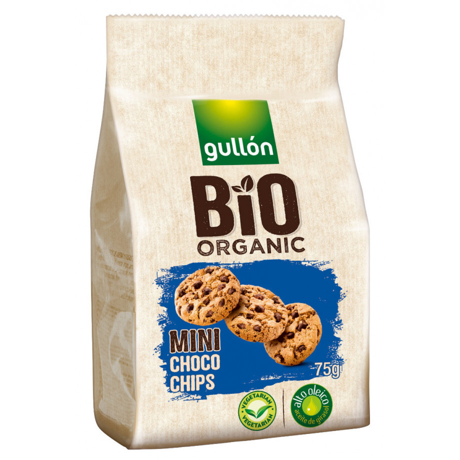Gullon Bio Organic Mini Choco Chips 12 unidades, comprar online