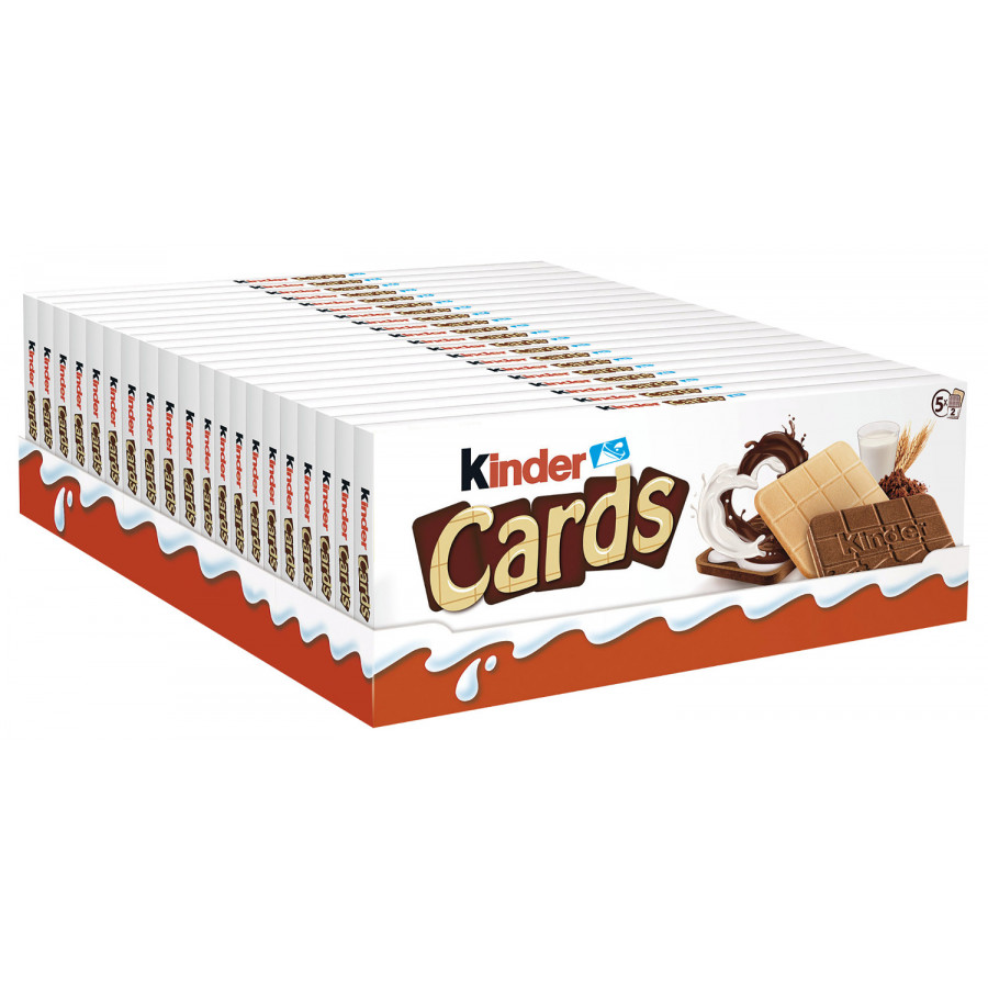 Kinder Cards 20 unidades de 128g, comprar online