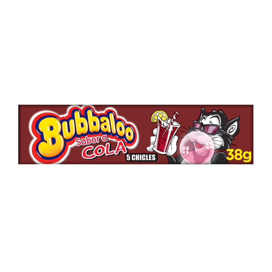 Bubbaloo Cola 18 packs de 5 chicles, comprar online