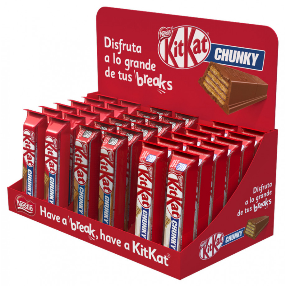 Lote KitKat Chunky 36 unidades, comprar online
