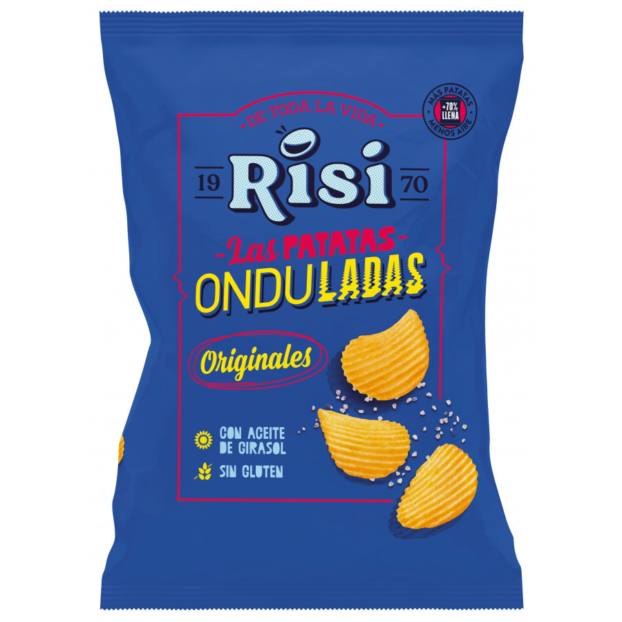 Risi Patatas Onduladas Familiar 9 bolsas de 125g, comprar online