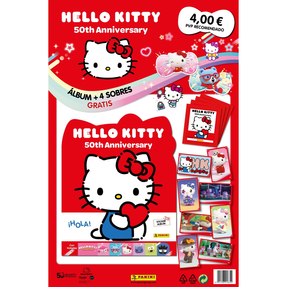 Panini Álbum Hello Kitty 50th Aniversario, comprar online
